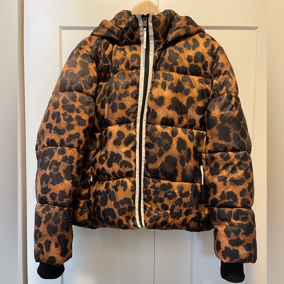 G by Giuliana | Jackets & Coats | G By Guliana Animalprint Puffer ...